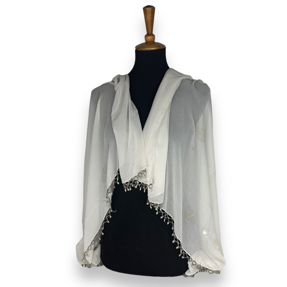 Surface Ingear Beaded Paisley Beach Cover Up - Gem
